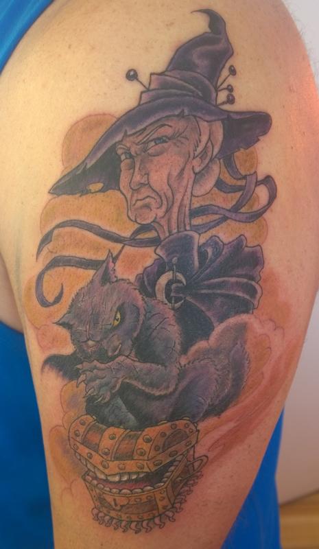 Terry Pratchett Discworld Tattoo by Steve Malley: TattooNOW