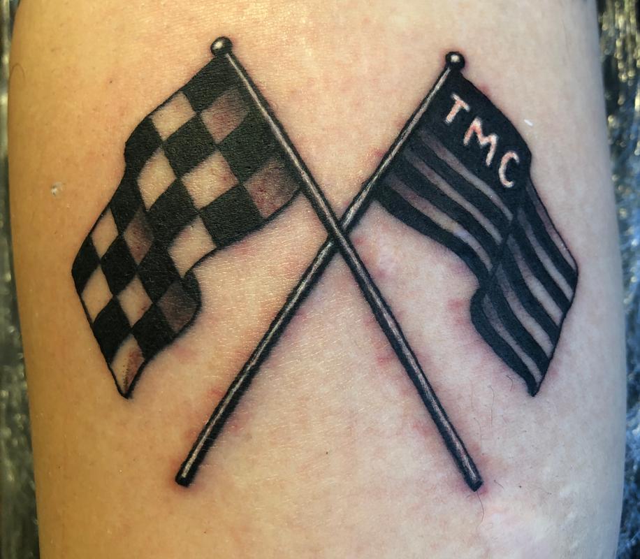 Race Flags by Leah Pinkerton: TattooNOW