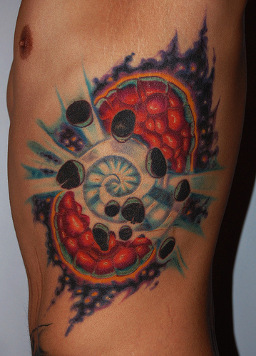 Exploding Star Tattoo by Marvin Silva: TattooNOW