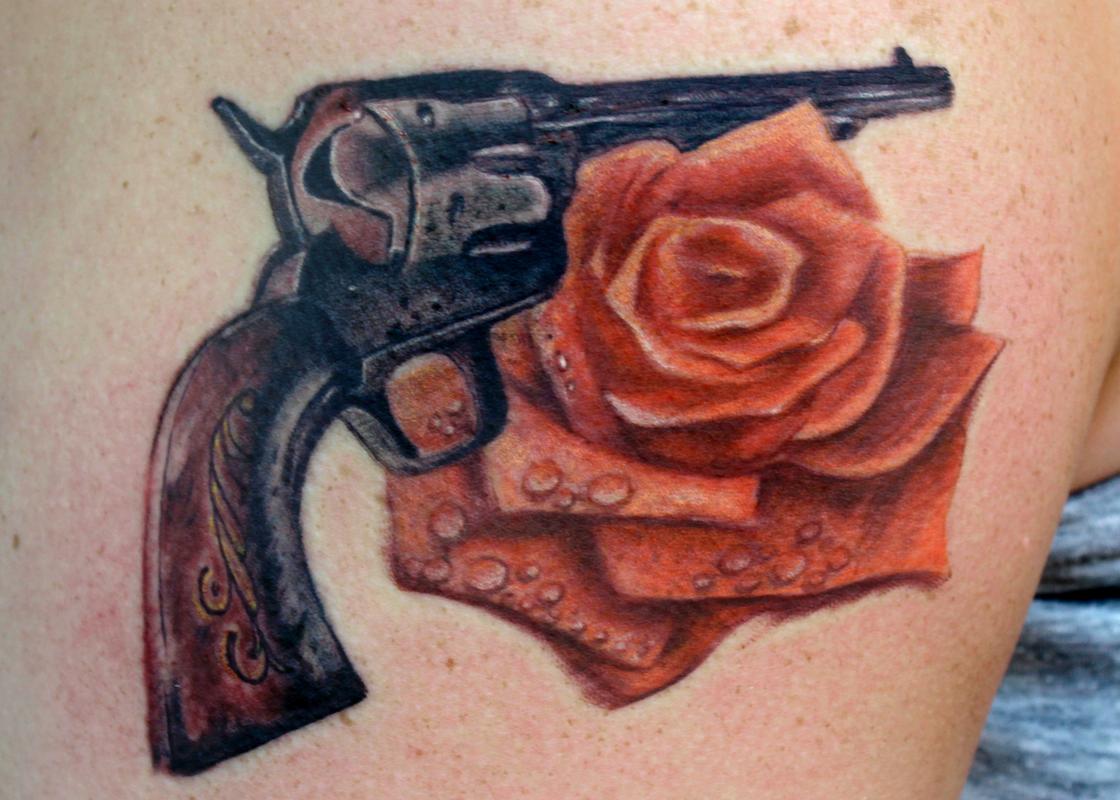 Revolver & Rose by Steve Phipps: TattooNOW