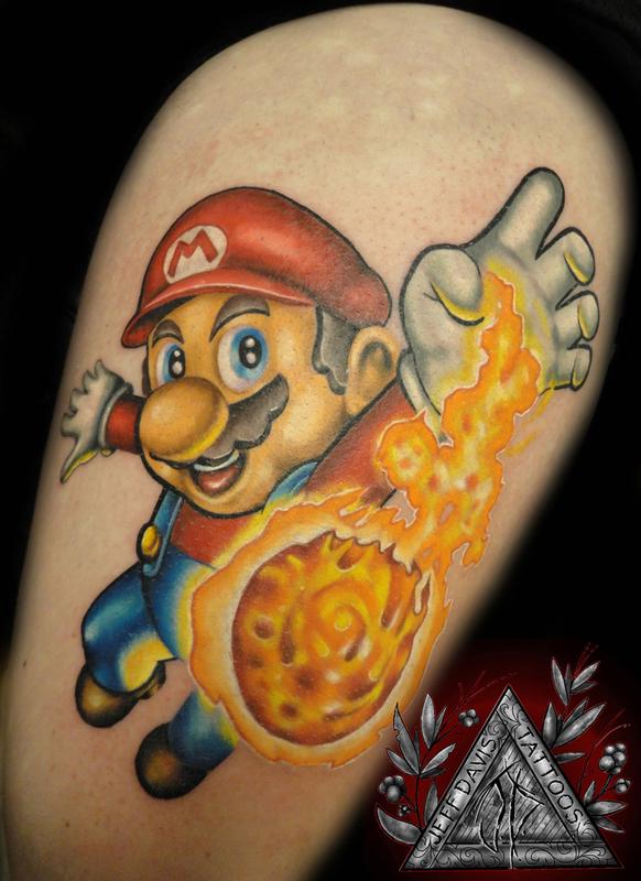 Super Mario by Jeff Davis Sr.: TattooNOW