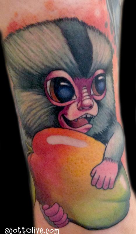 Marmoset Monkey by Scott Olive: TattooNOW