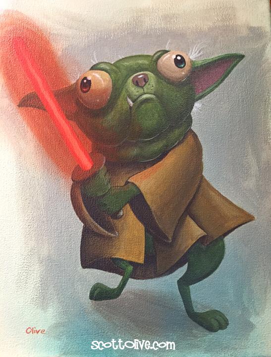 Pug Yoda by Scott Olive: TattooNOW