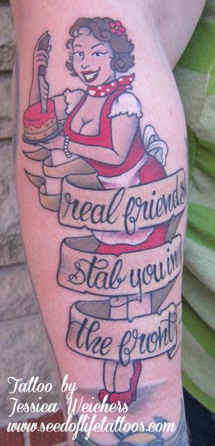 Baking girl by Jessica Weichers: TattooNOW