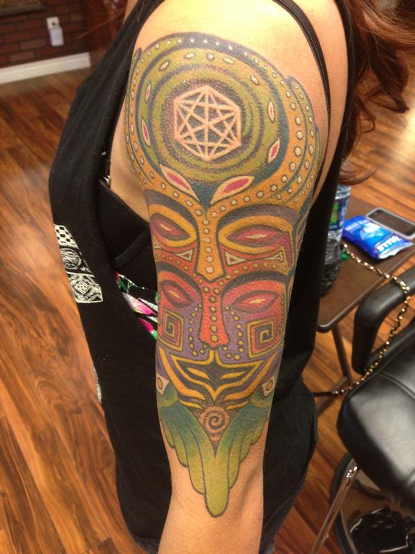dmt face by Anthony Ortega: TattooNOW